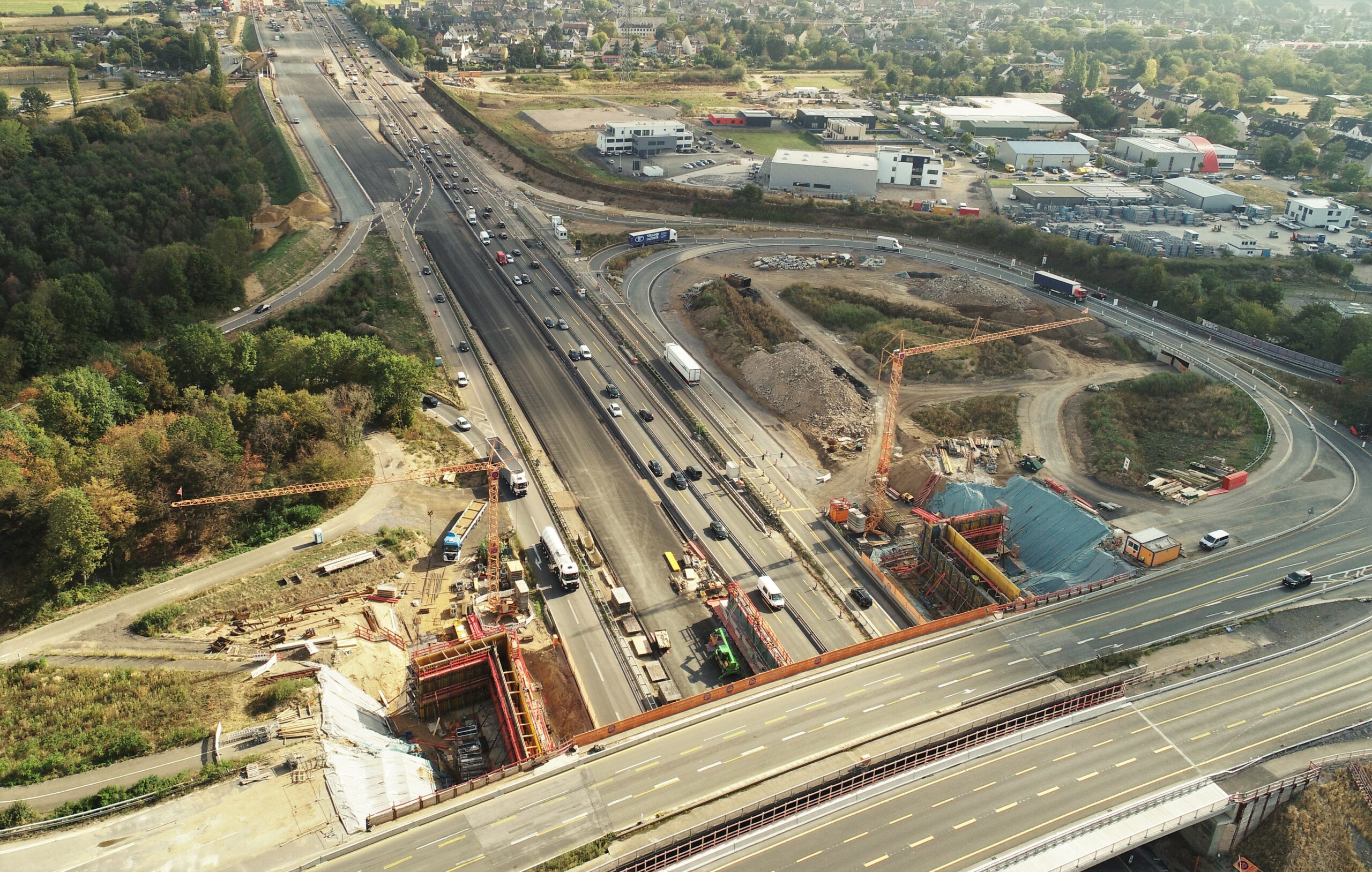 Eight-lane widening of the federal motorway A 1 and construction of a ...